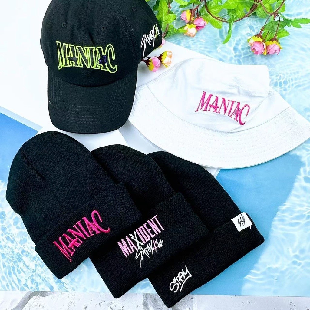 New Kpop Stray Kids MANIAC Encore In JAPAN Hat Knitted Autumn/Winter ...