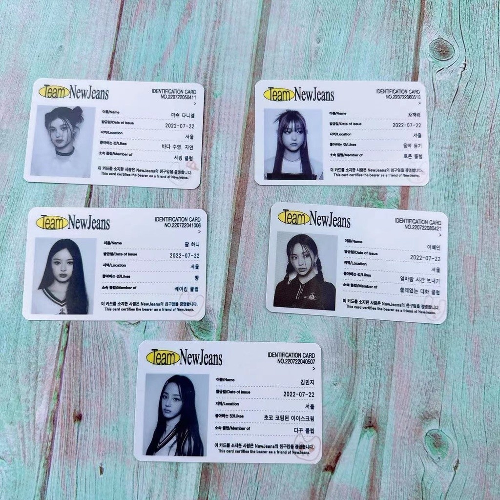 Kpop 1st EP Bluebook Ver. ID Card Photocard | Shopee Malaysia