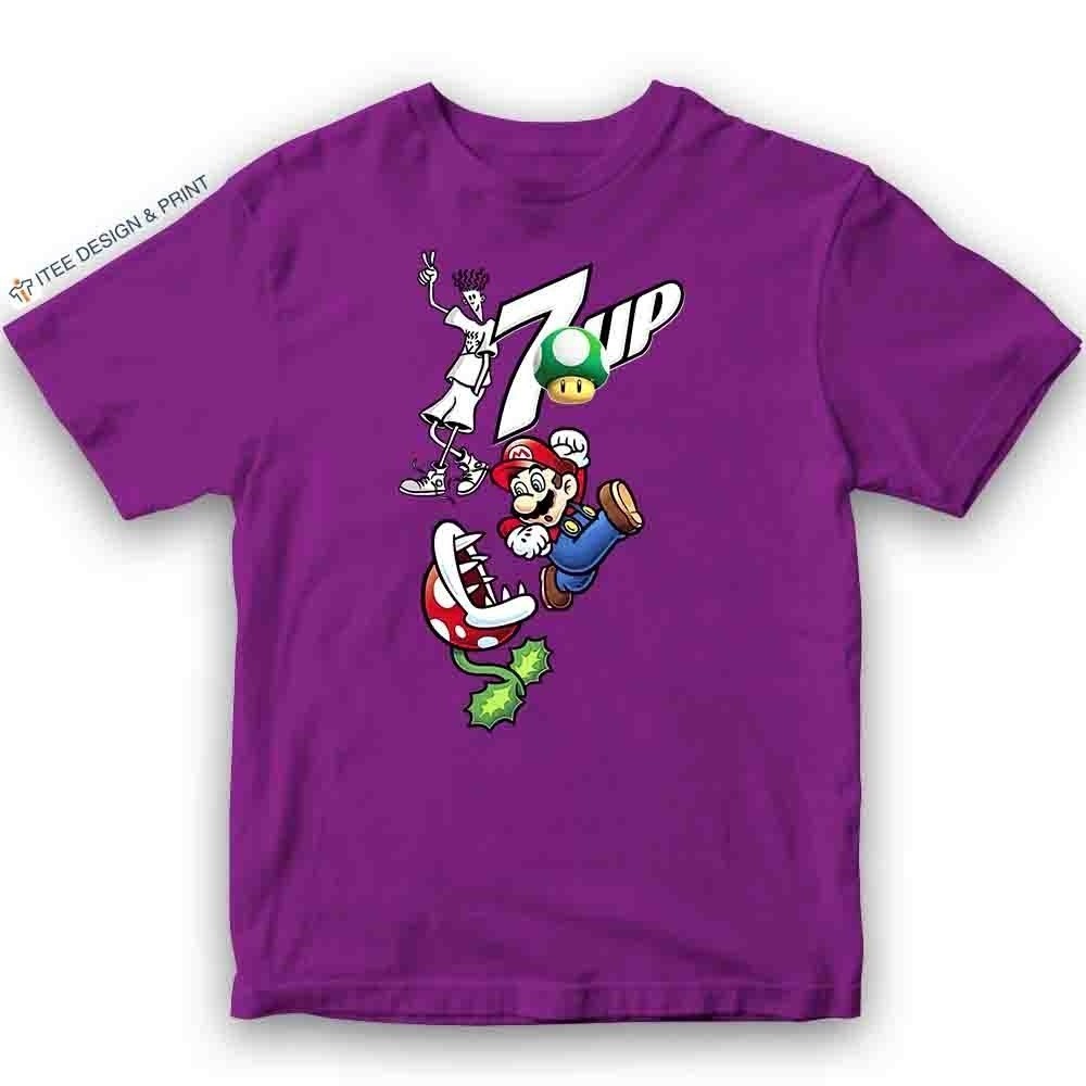 Fido Dido 7up Super Mario Tshirt Kanak Unisex Kemeja Boy Fashion Girl ...