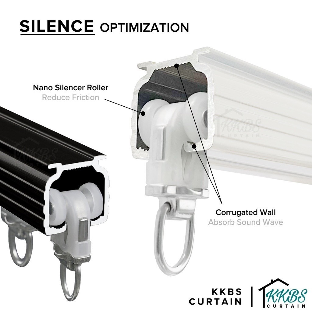 KKBS CURTAIN Avery Rel Langsir Aluminium Alloy Single (Avery Heavy Duty ...