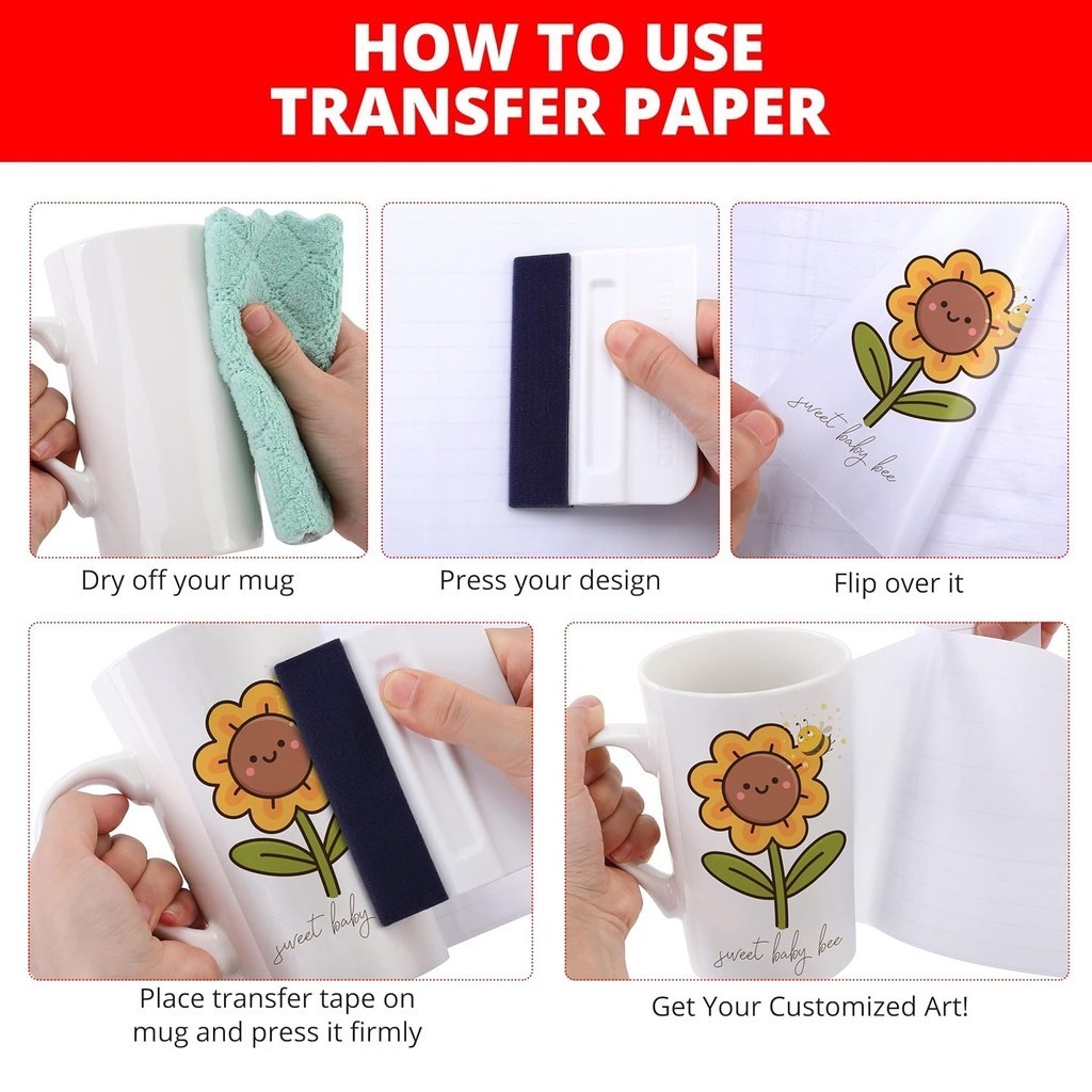 KakiDeco 🔥Super Stick Transfer Paper🔥 Tape Roll Cricut Adhesive Clear ...