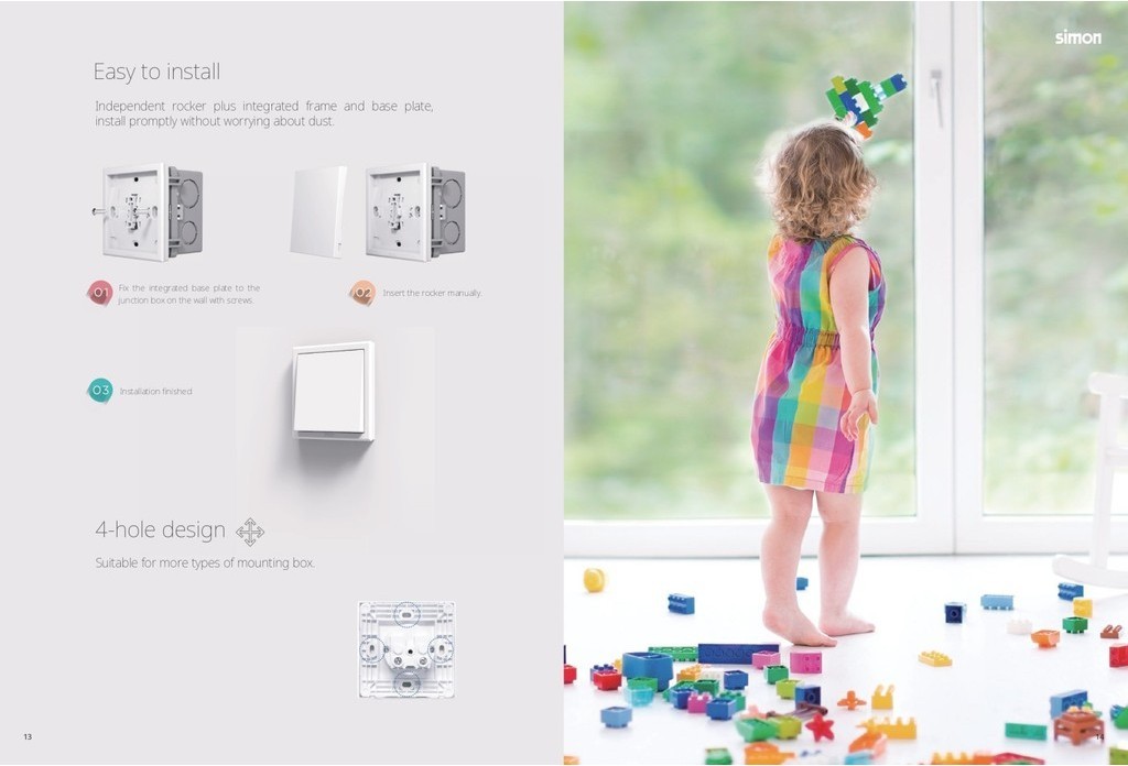 Simon E3 White Frameless SIRIM Doorbell Auto Gate Press Switch Switches ...