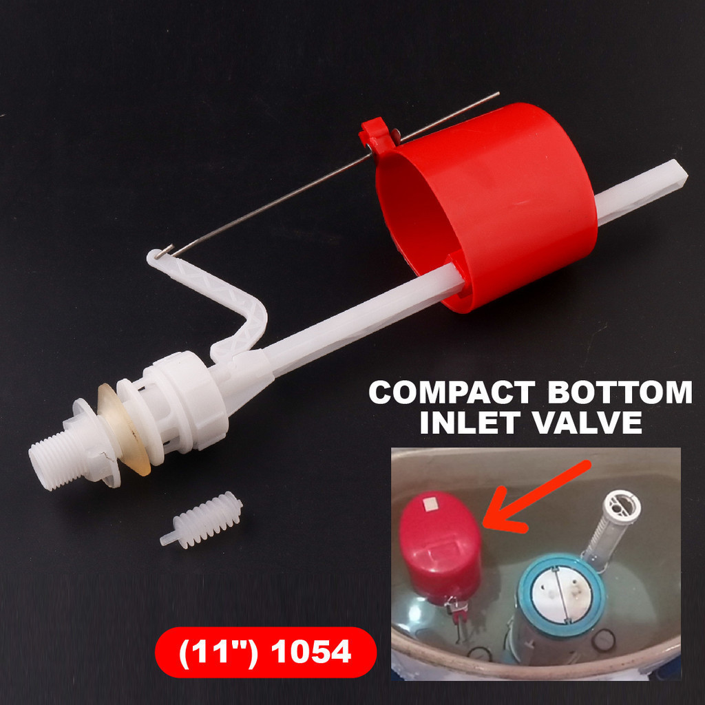 11 inch Bathroom 1054 Adjustable Red White Cistern Flushing Compact ...