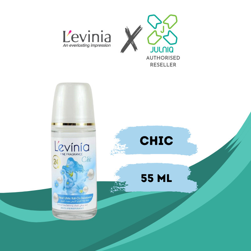 LEVINIA Pearl White Roll-on Deodorant Range 55ml | Shopee Malaysia