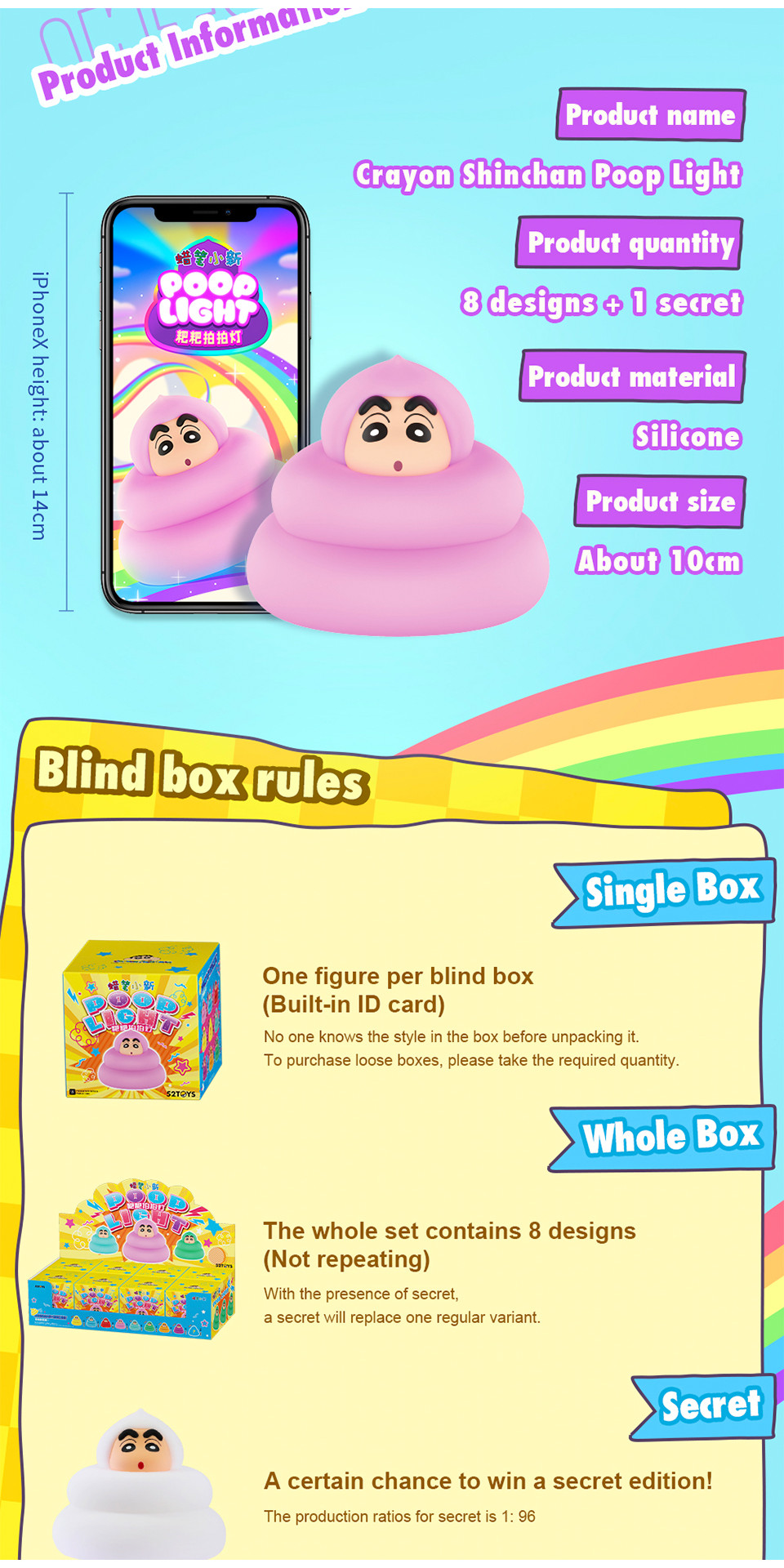 52TOYS Crayon Shinchan Poop Light Merch | Shopee Malaysia