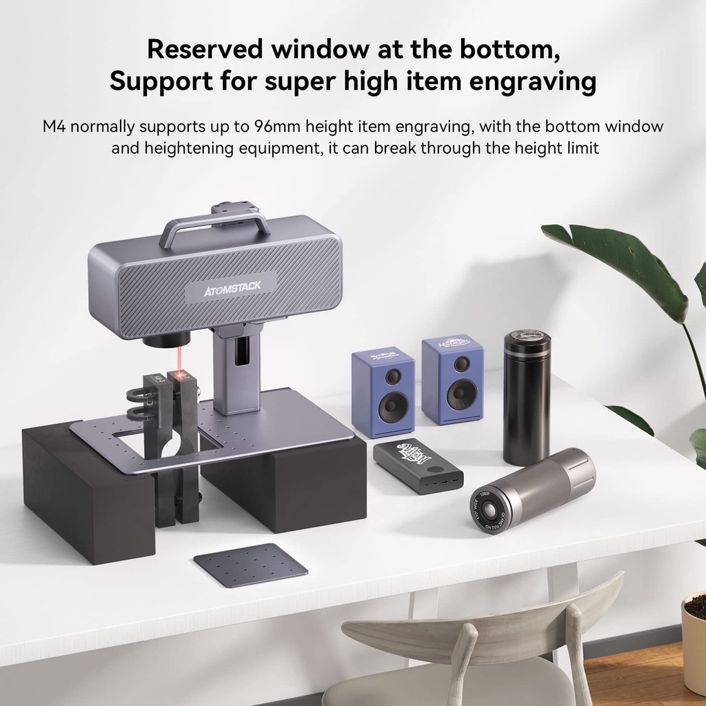 Atomstack M4 Infrared Laser Marking Machine 2 In 1 Laser Engraver ...