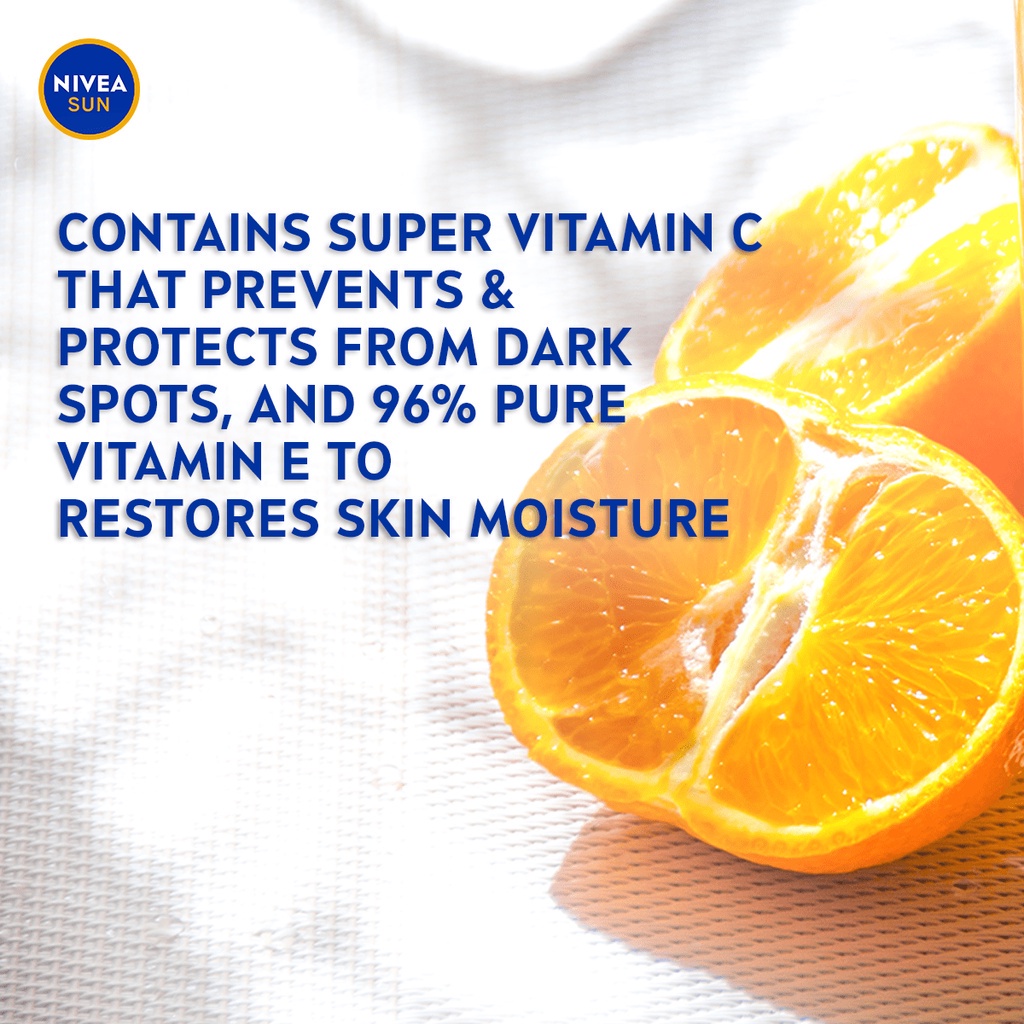 NIVEA Sun Extra Protect C&E Vitamin Sun Care SPF50 PA+++ 30ml / Sun ...