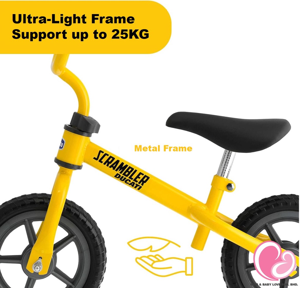 Chicco Balance Bike 2-5 years old (Ducati/ Pink Comet/ Red Bullet ...