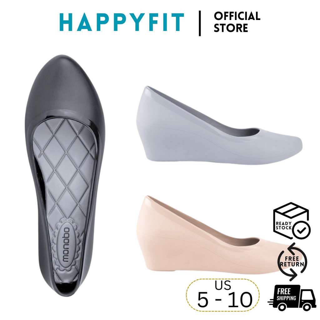 [MONOBO MALAYSIA] BERRY Heels Wedges 5cm Kasut Tinggi Perempuan Lady ...