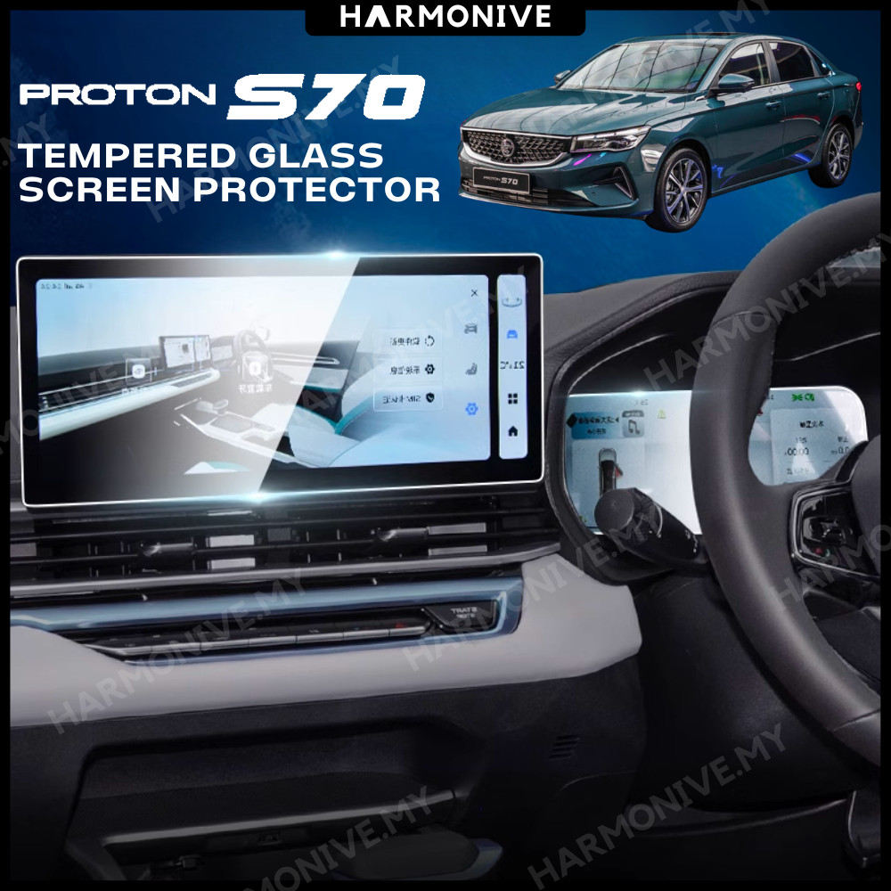 PROTON S70 Flagship X Screen Protector Tempered Glass Infotainment ...