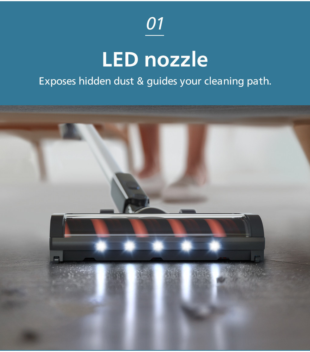 Philips XC3133 | Cordless Vacuum cleaner | Wet & Dry | 60 mins runtime ...