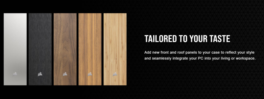 CORSAIR 2500X / 2500D Elite PC Case Aluminum Panels Kit - Obsidian ...