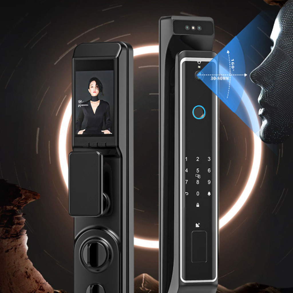 Novalock NDM 9802 V-PRO SMART DIGITAL DOOR LOCK (Face Recognition, Door ...