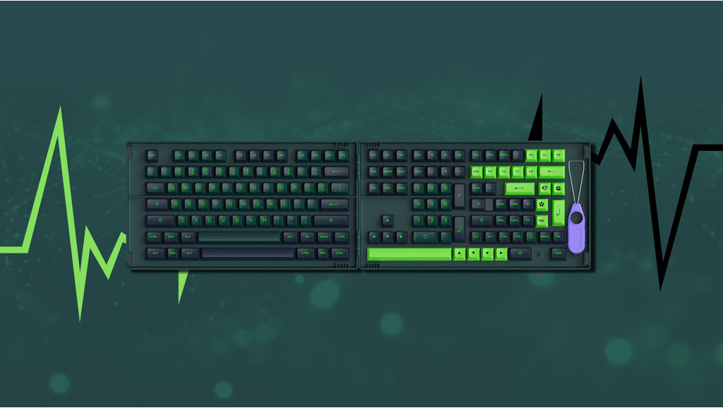 AKKO Wavez 226-Key ASA Profile PBT Double-Shot Full Keycap Set for ...