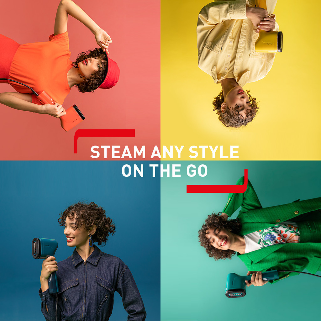 Tefal Pure Pop DT2020 Handheld Garment Steamer (20g/min, Reversible pad ...