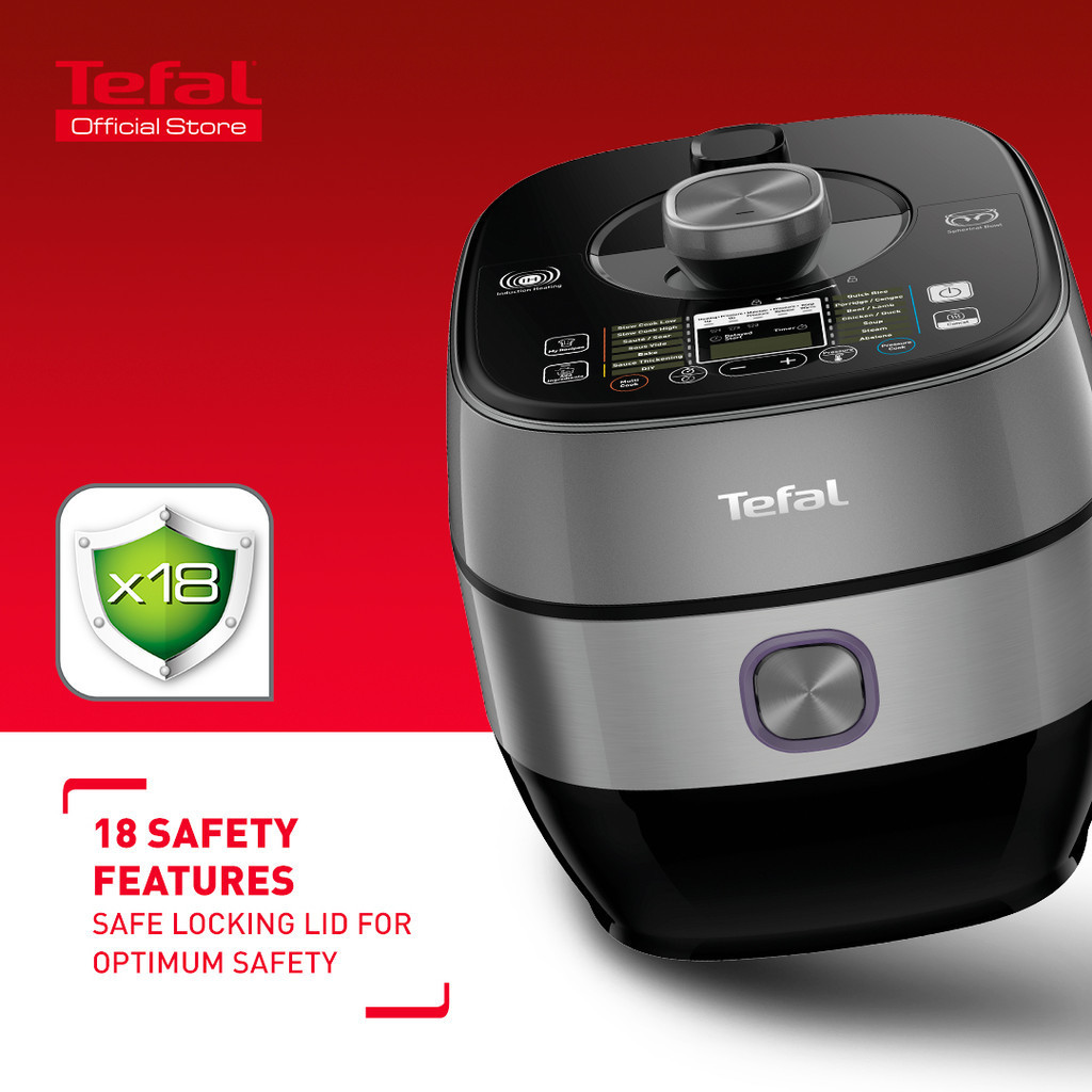 Tefal Home Chef Smart Pro IH Multicooker 5L (CY638) | Shopee Malaysia