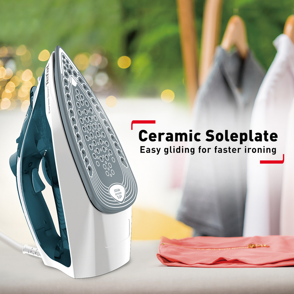 Tefal Express Steam FV2831 Steam Iron (2400W, 40/210g/min steam output ...