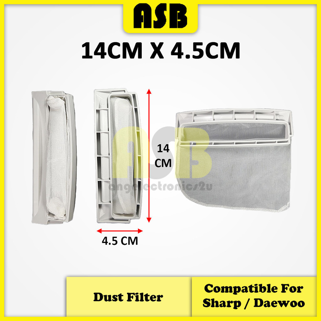 (1pc) ( Compatible : SHARP / DAEWOO ) Washing Machine Dust Filter ...