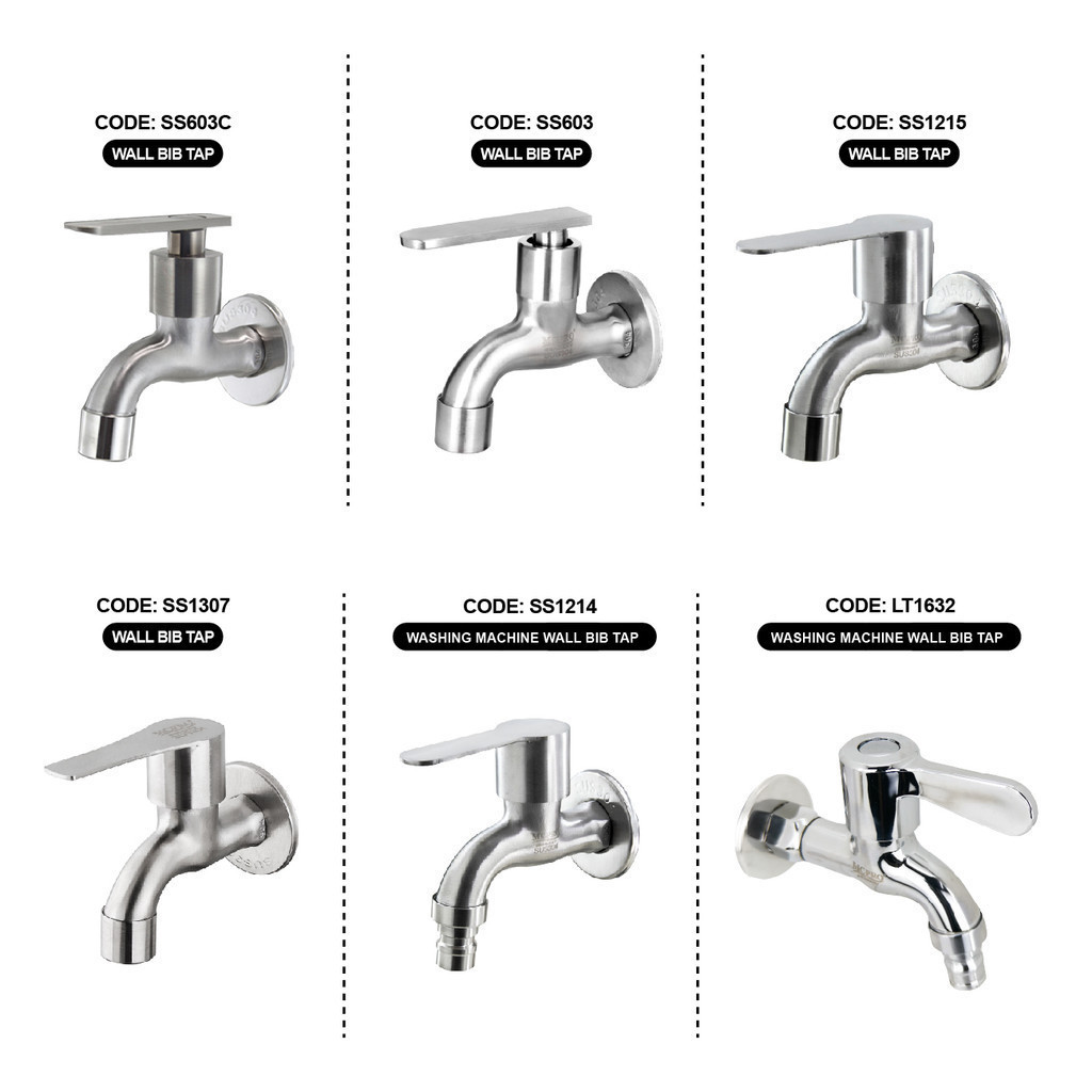 Bathroom Faucet Wall Bib Tap SS603/ SS603C/ SS1214/LT1632/SS1215/SS1307/Deco Cover C001S C002B ...
