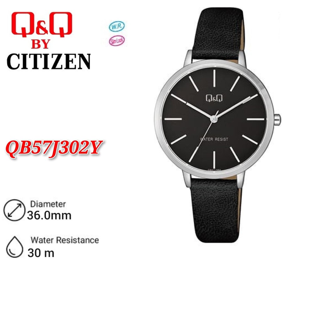 Q&Q Japan By Citizen QB57 Analog Ladies Watch - QB57J302Y | Shopee Malaysia