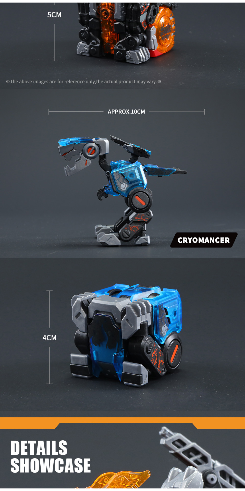 52TOYS BEASTBOX BB-49PR Pyromancer And BB-02CR Cryomancer Mecha ...