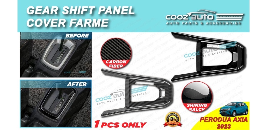 Perodua Axia NEW 2023 2024 Car Gear Shift Panel Frame Cover Garnish ...