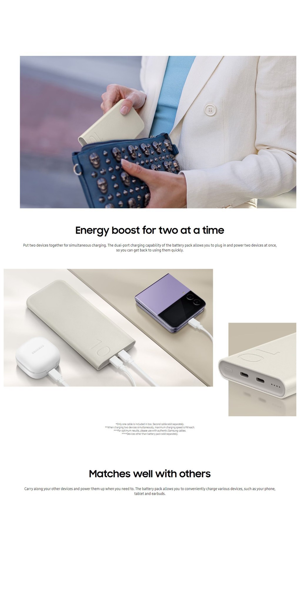 Samsung Battery Pack (10000mAh) EB-P3400XUEGWW | Shopee Malaysia