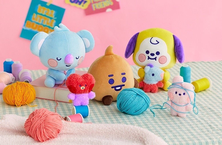 BTS21 Bangtan KPOP Korea Doll 8-22 CM Cooky Shooky Van Man Chimmy Tata ...