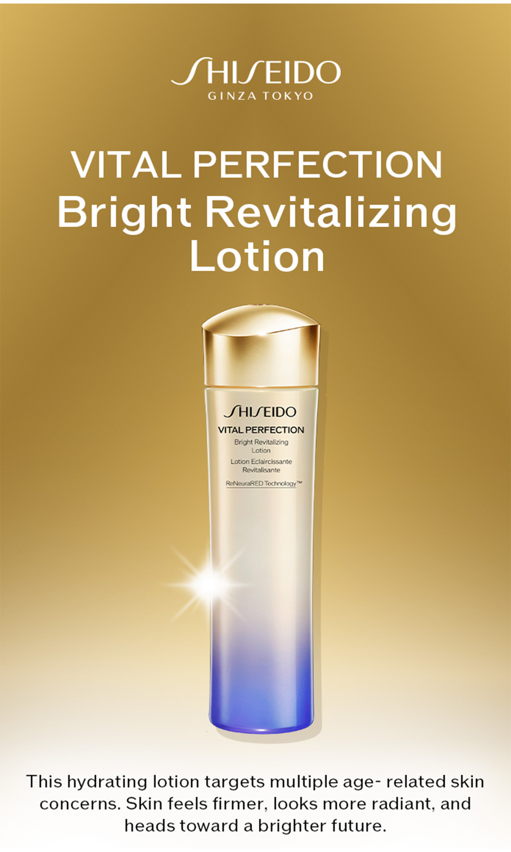 Shiseido Vital Perfection Bright Revitalizing Lotion 150ml (Anti-Aging) | Shopee Malaysia