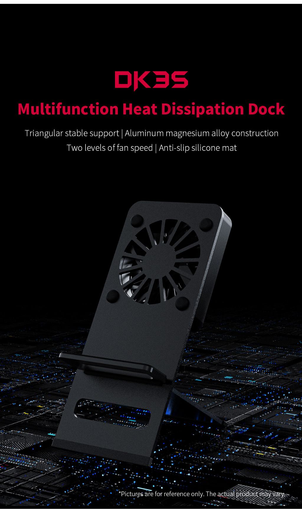 FiiO DK3S, Cooling Fan With Stand: For DAP like FiiO M15, M17, M11 Plus ...