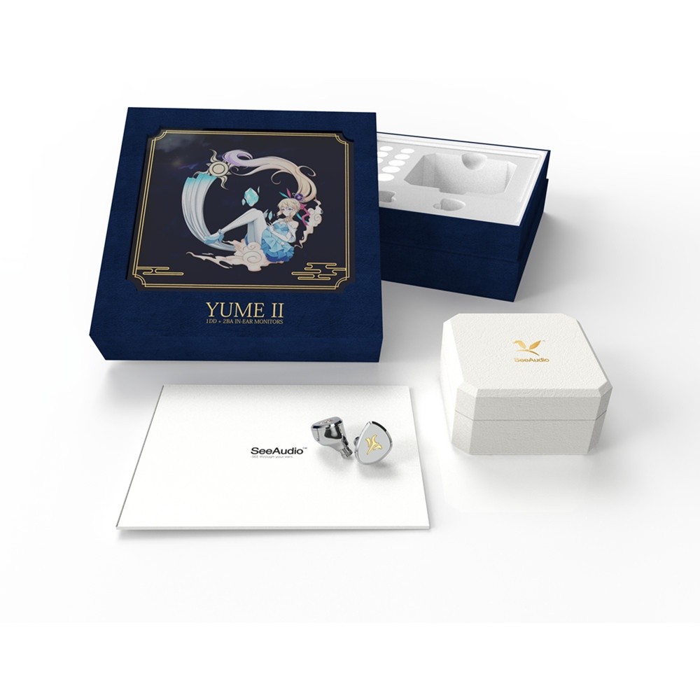 SeeAudio Yume II, In-Ear Monitors: 1DD + 2BA Earphones IEM (YUME 2 ...
