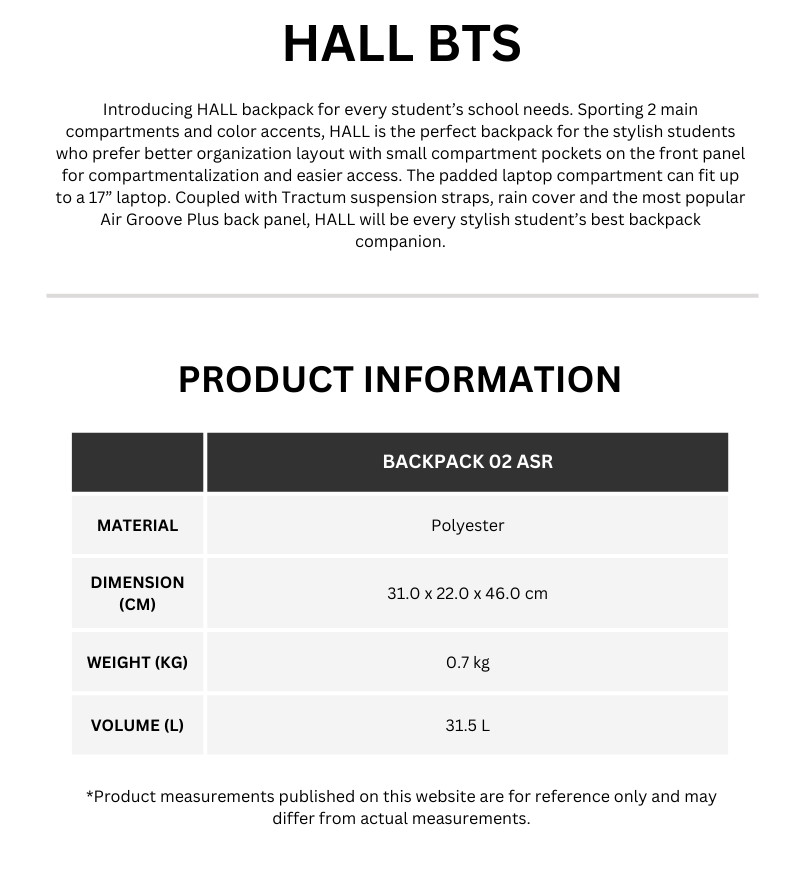 American Tourister HALL BTS HALL BACKPACK 02 ASR | Shopee Malaysia