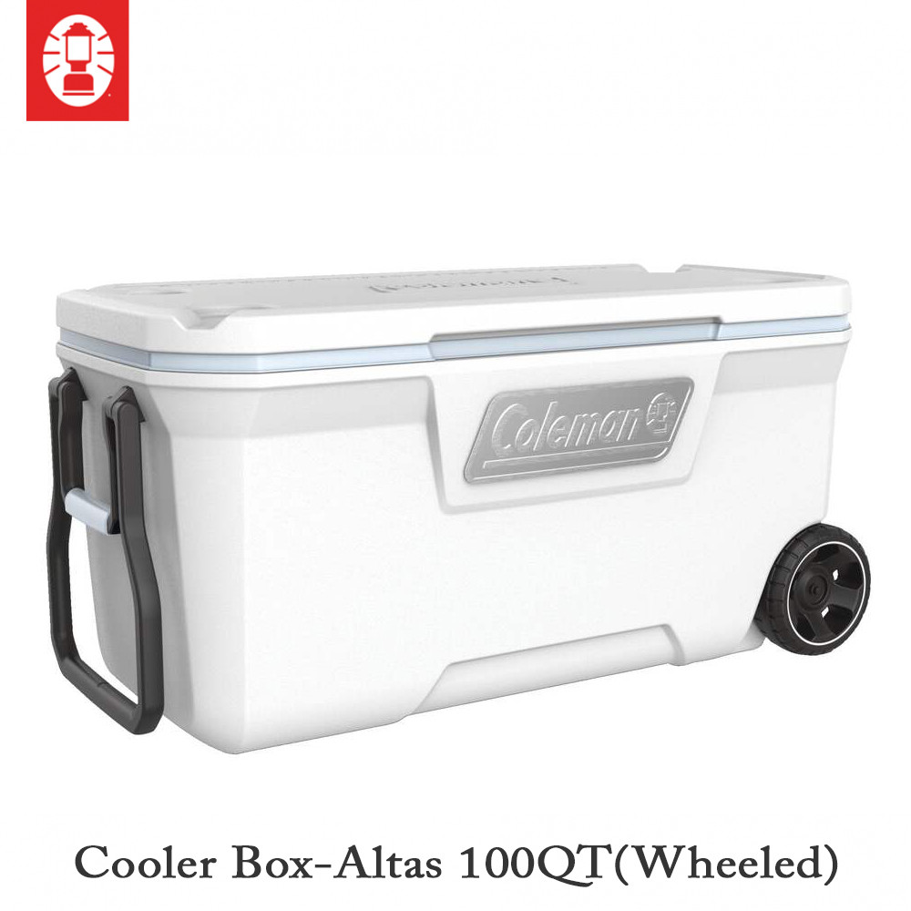 [81-95 LITRES] Coleman Cooler Box ATLAS 85QT 100QT Wheeled Tahan Sejuk ...