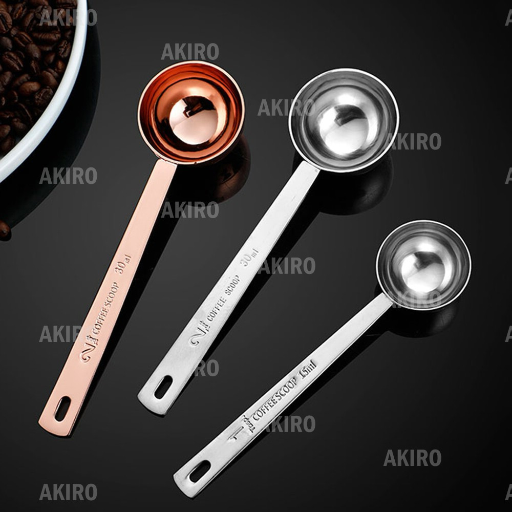 AKIRO Espresso Long Handle Spoon Scoop Multifunctional Stainless Steel ...
