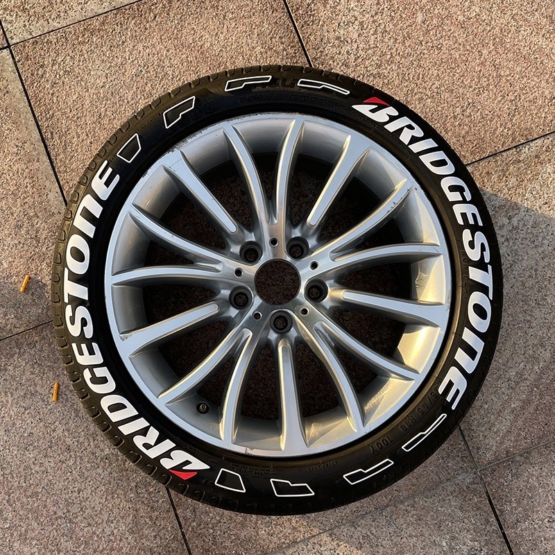 XM-rubber tire letter stickers 3d waterproof car stickers auto and ...