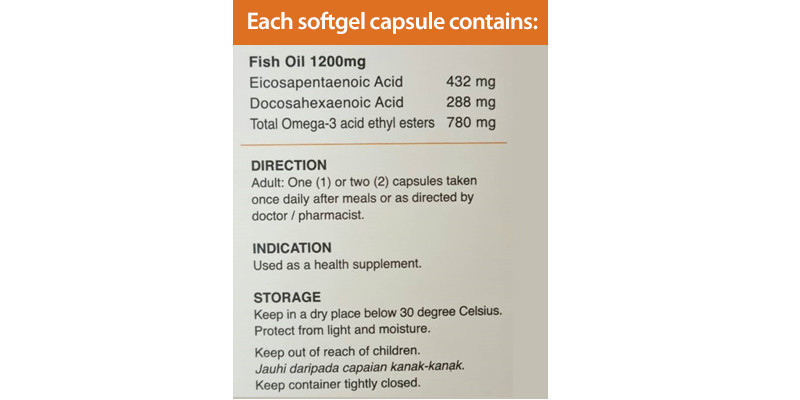 PROVAS Omega 3 Softgel Capsules (60 Capsules) | Shopee Malaysia