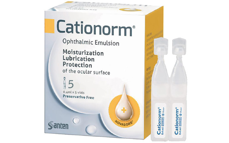 Cationorm Eye Drop Ophthalmic Emulsion 0.4ml (Preservative Free) 5 ...