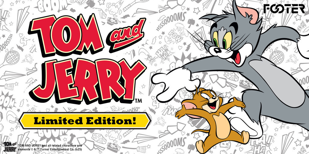 FOOTER Tom and Jerry Battle Of Tom and Jerry Socks TJ02 | Shopee Malaysia