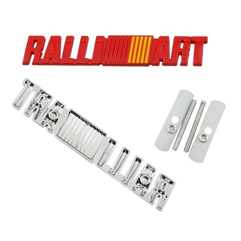 Mitsubishi modified RALLIART logo modified car sticker RALLIART grille ...