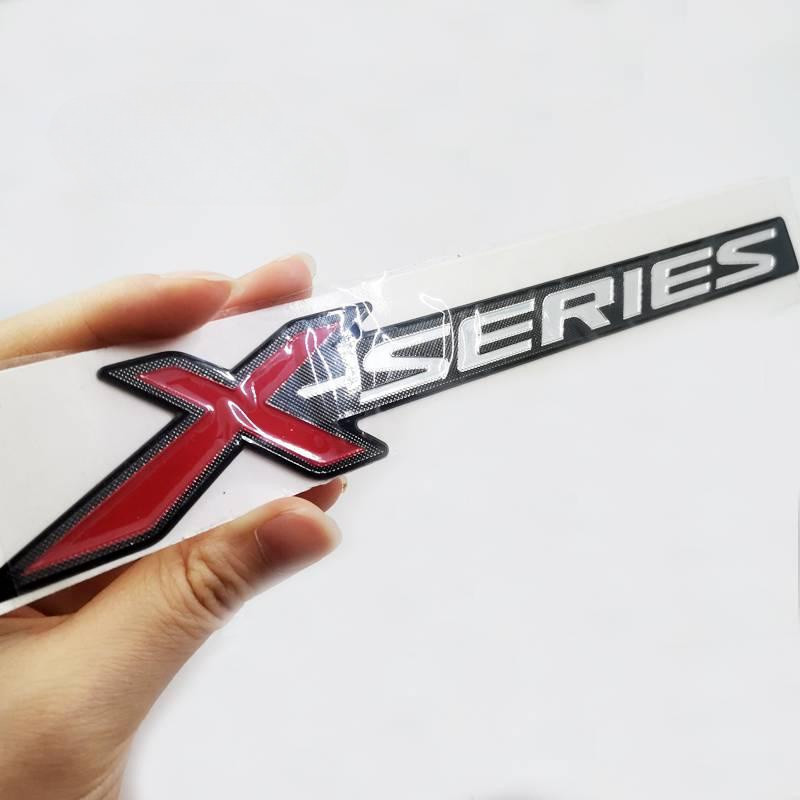 1 X ABS X-SERIES Letter Car Auto Emblem Badge Sticker Decal for ISUZU ...