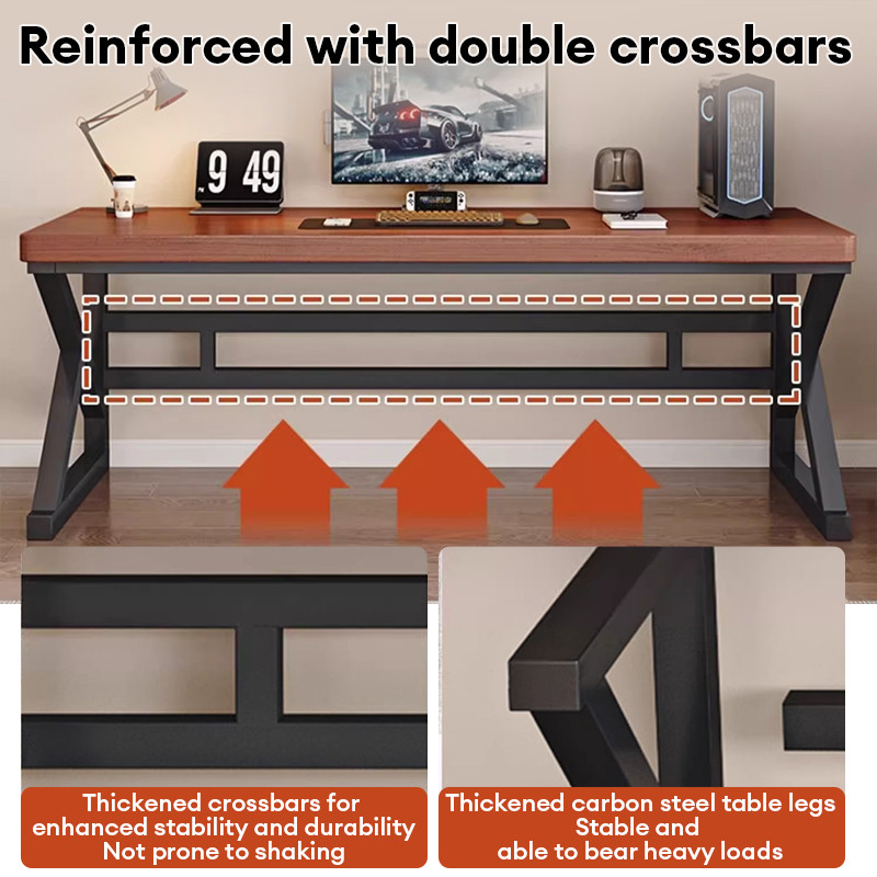 【𝟐-𝟑 𝐝𝐚𝐲𝐬 𝐝𝐞𝐥𝐢𝐯𝐞𝐫𝐲】YIJU Solid Wood Gaming Table Computer Table Meja ...