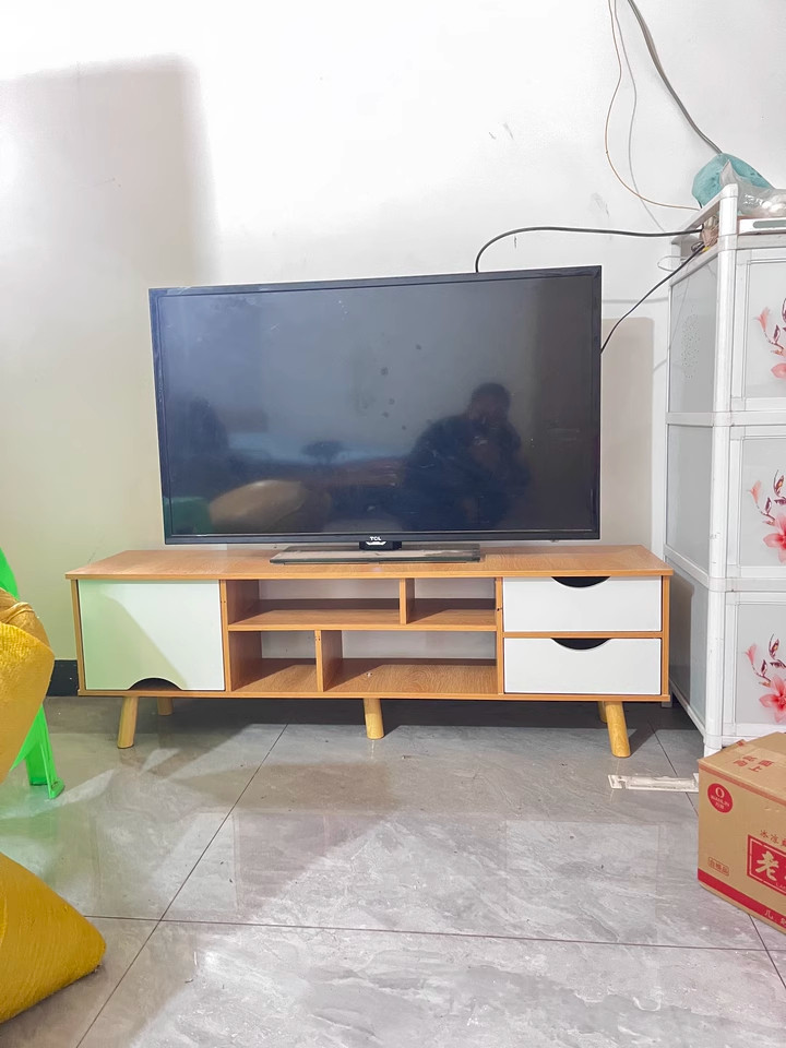 【𝟐-𝟑 𝐝𝐚𝐲𝐬 𝐝𝐞𝐥𝐢𝐯𝐞𝐫𝐲】YJ 4 Feet 5 Feet TV Cabinet Media Storage Rak tv kayu Wooden Kabinet Tv ...