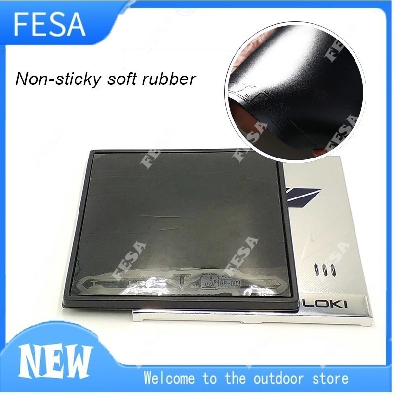 LOKI T3 Astringent rubber ITTF Approved Carbo Sponge Table Tennis Rubber Pips-in Hard Non-sticky ...