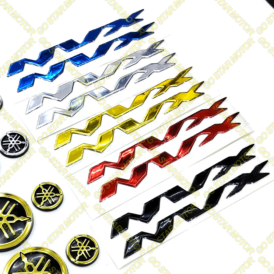 YAMAHA NVX NVX155 Emblem Sticker Logo 3D Badge Decal 3D Logo Set ...
