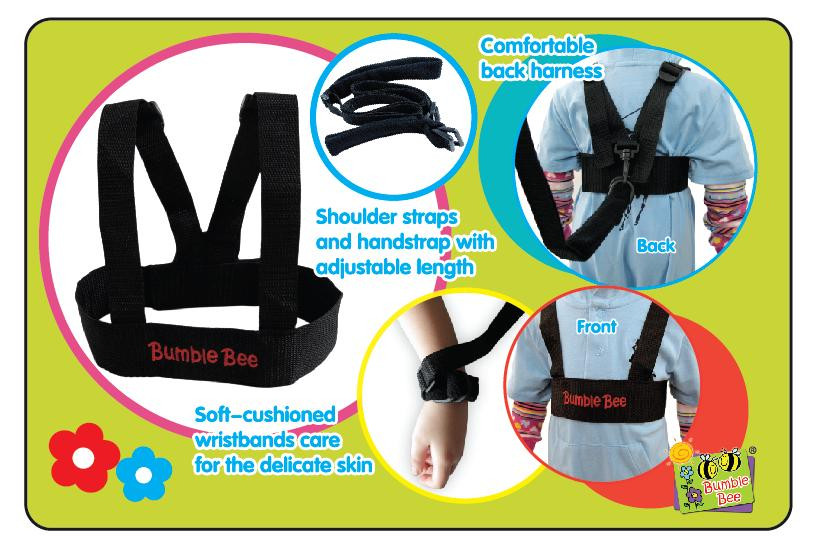 Bumble Bee Baby Safe 2-In-1 Caring Harness/ Leash | Shopee Malaysia