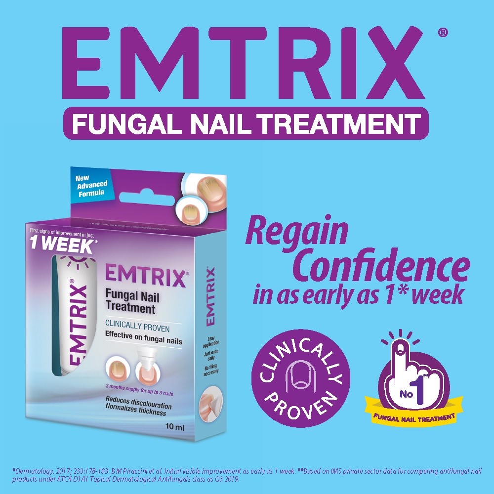 Emtrix Fungal Nail Treatment (10ml) | Shopee Malaysia