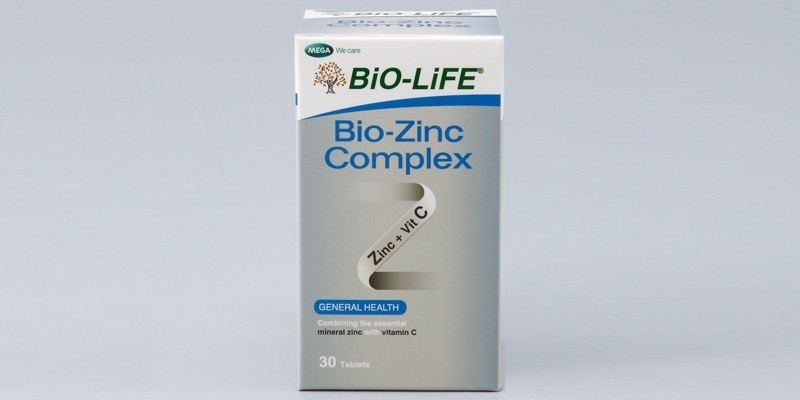 Bio-Life Bio-Zinc Complex / 含有锌和维生素C / Zink dan Vitamin C (30 Tablets ...