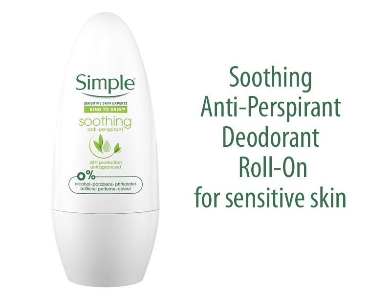 Simple Soothing Anti-Perspirant Deodorant Roll-On (50ml) | Shopee Malaysia