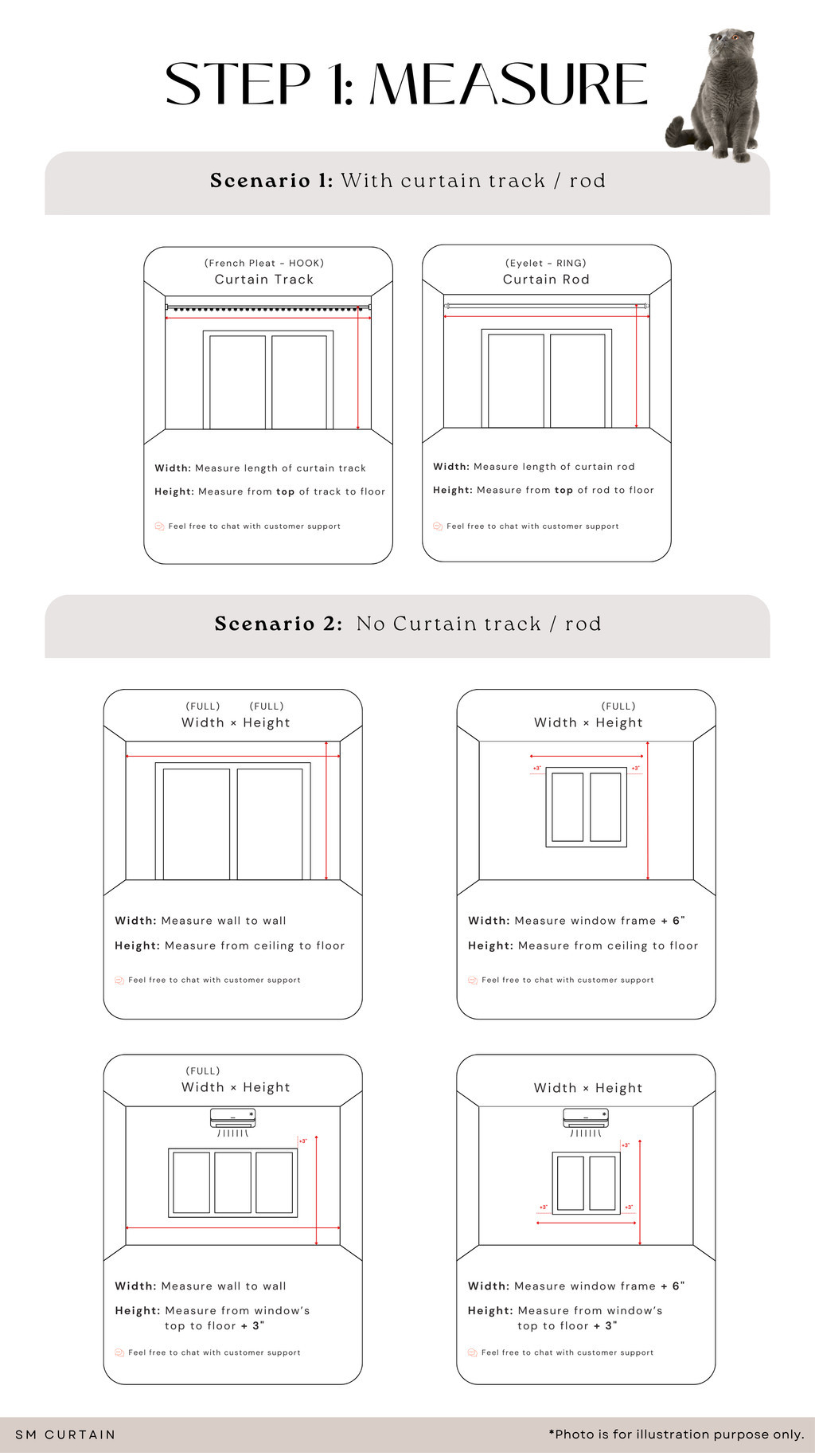 【SM CURTAIN】Minimalist 310cm Sheer Curtain⛄Free Custom Made⛄Hook & Ring ...