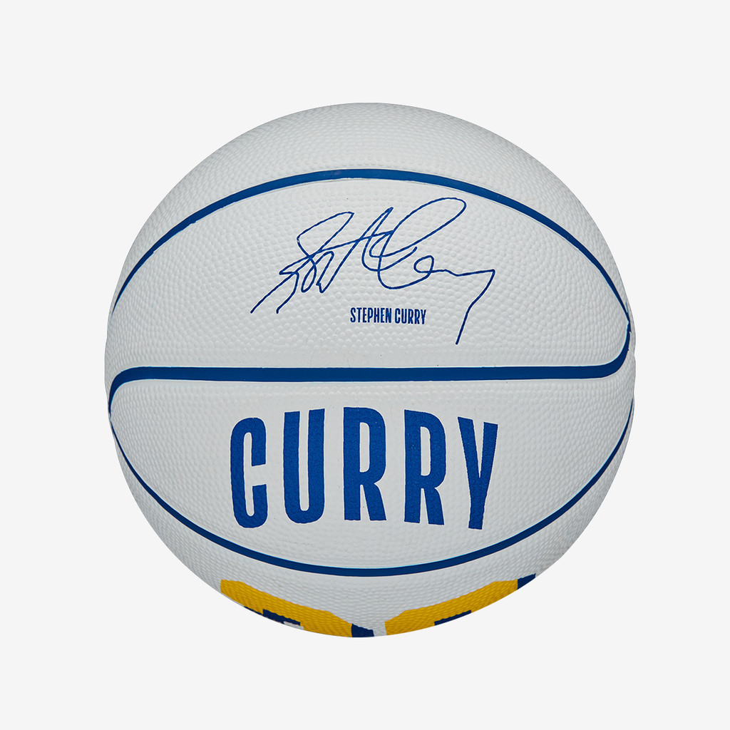 Wilson NBA Player Icon Stephen Curry Outdoor Mini Basketball (Size 3 ...